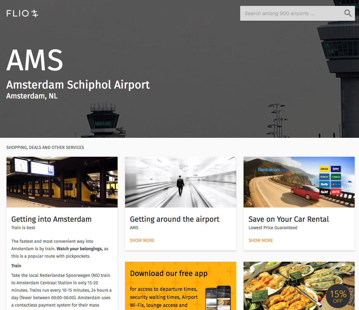 FLIO seals joint agreement with Amsterdam Schiphol