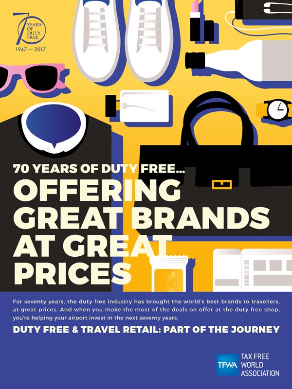 TFWA promotes & celebrates 70th anniversary of duty free