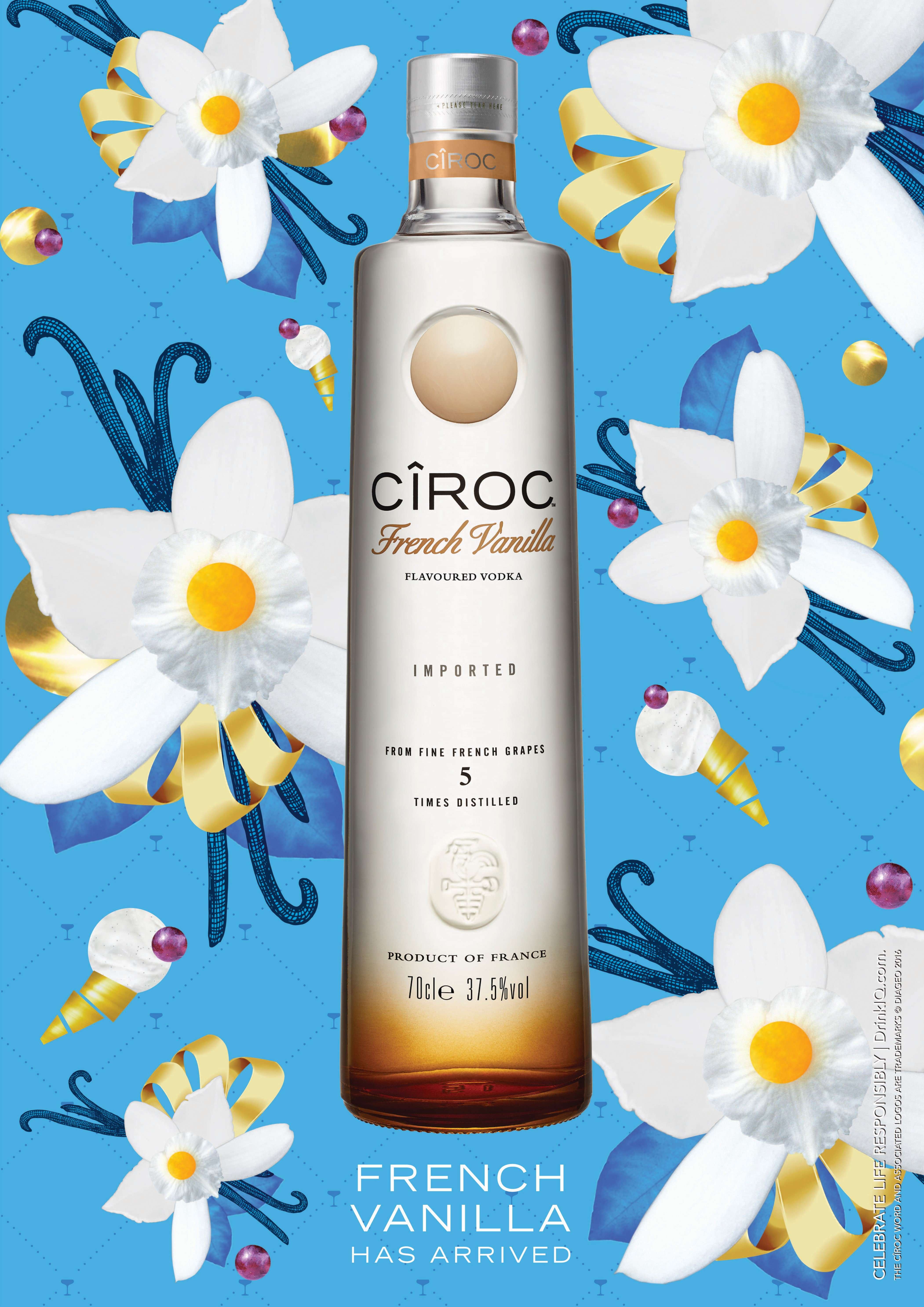 Travel retail to welcome Cîroc vodka’s French Vanilla edition