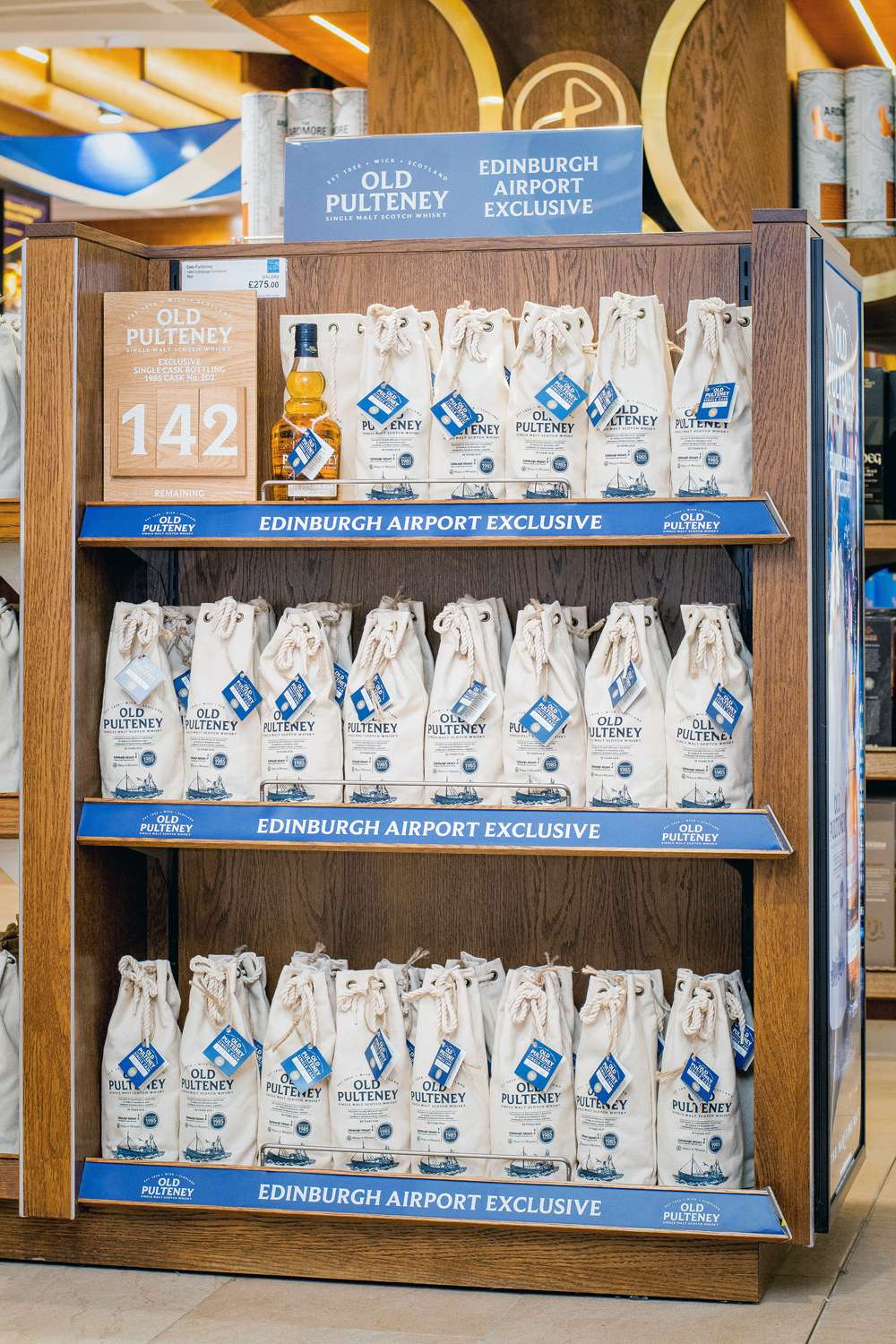 Old Pulteney takes centre-stage at Edinburgh Airport