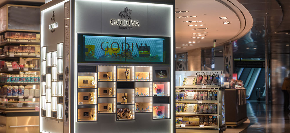 QDF and Godiva launch new interactive HIA wall-display
