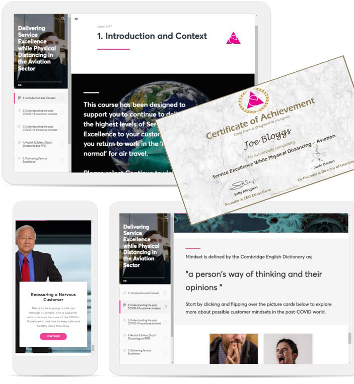 Ethos Farm introduces new online training programme for aviation sector