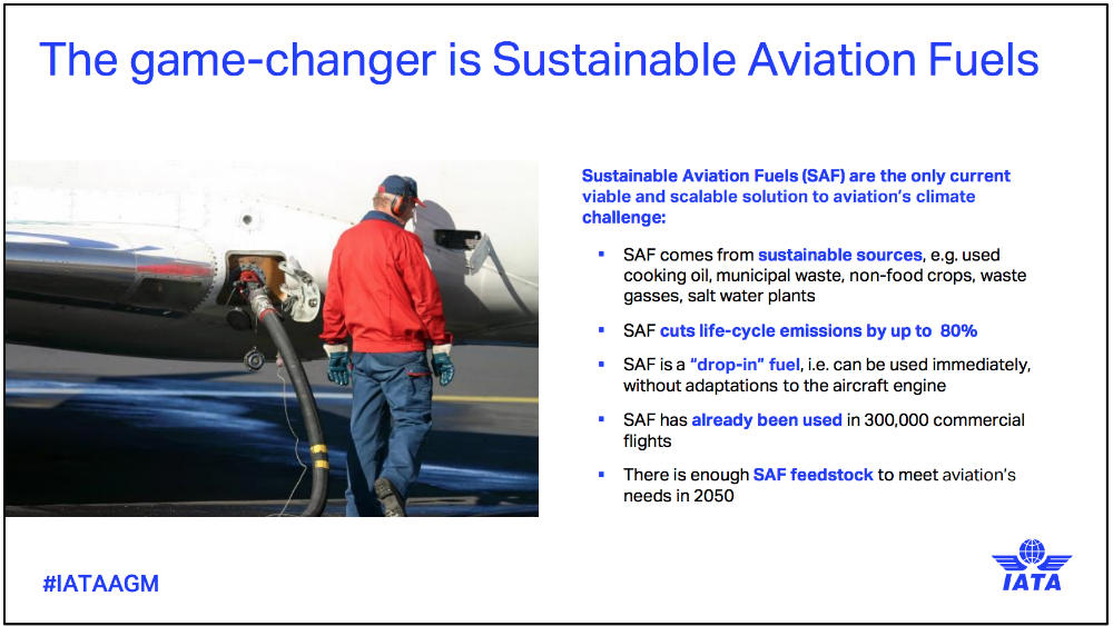 Support sustainable aviation fuels with stimulus packages, governments told