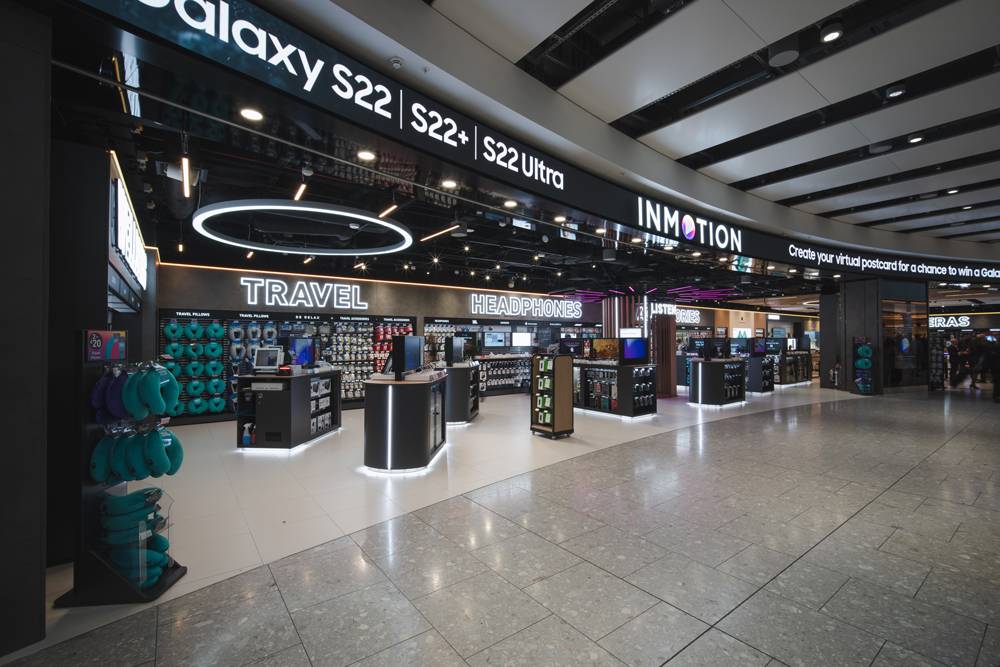 InMotion cuts ribbon on 3,400sq ft tech store at London Heathrow Terminal 5