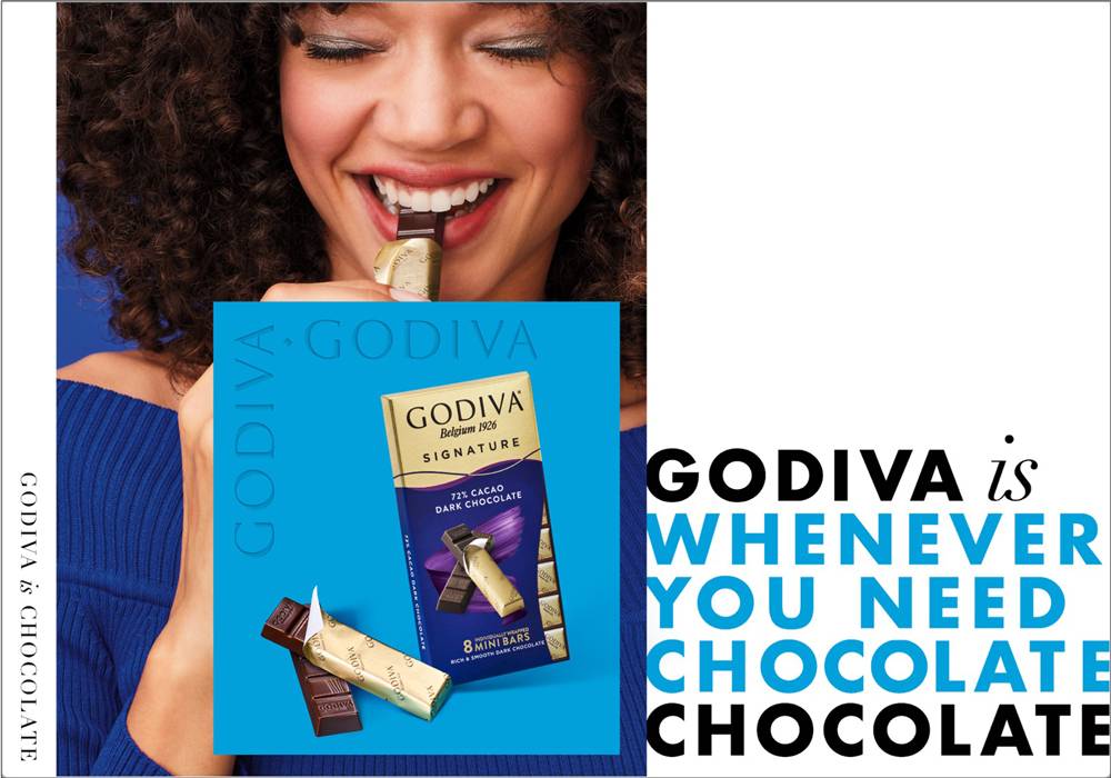 Latest ‘Godiva is Chocolate’ marketing campaign lands in US travel retail