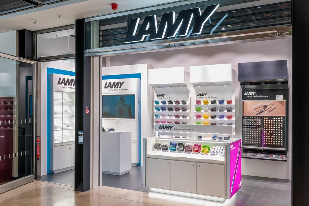 Lamy puts pen to paper on first solo travel retail concept shop at BER