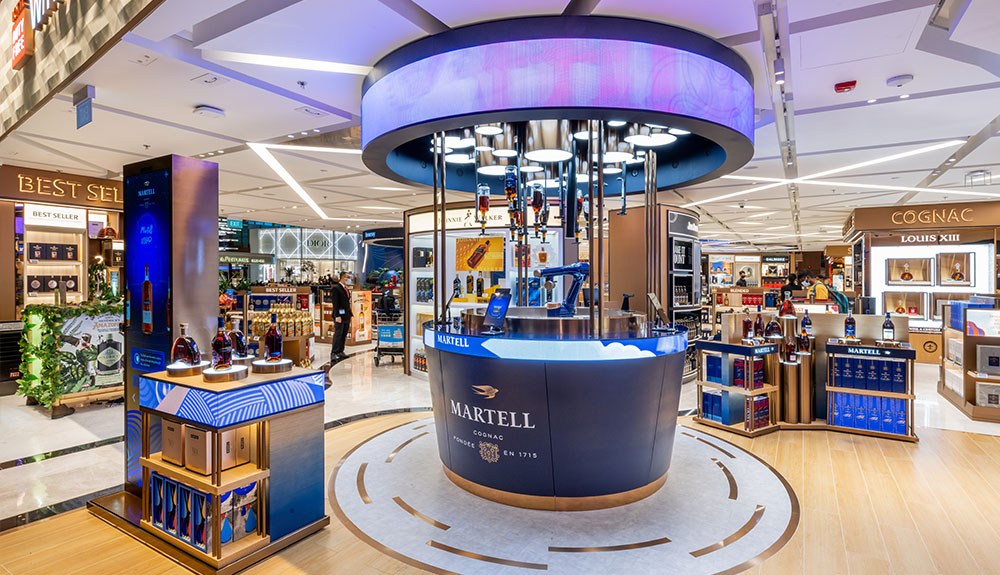 Pernod Ricard GTR opens first in-airport Martell AI-powered boutique at Changi
