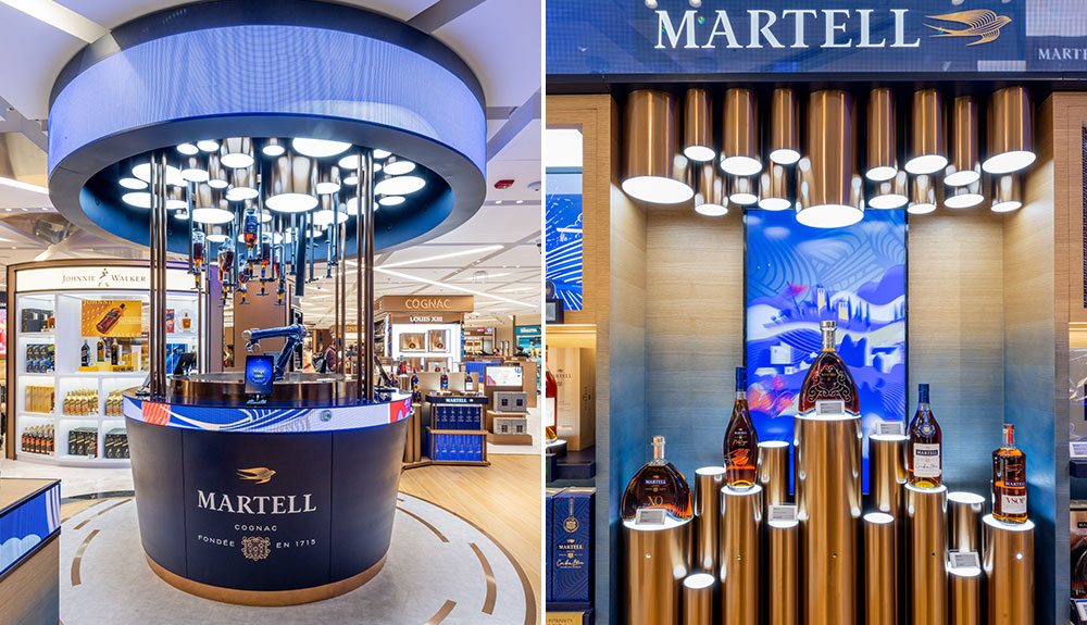 Pernod Ricard GTR opens first in-airport Martell AI-powered boutique at Changi