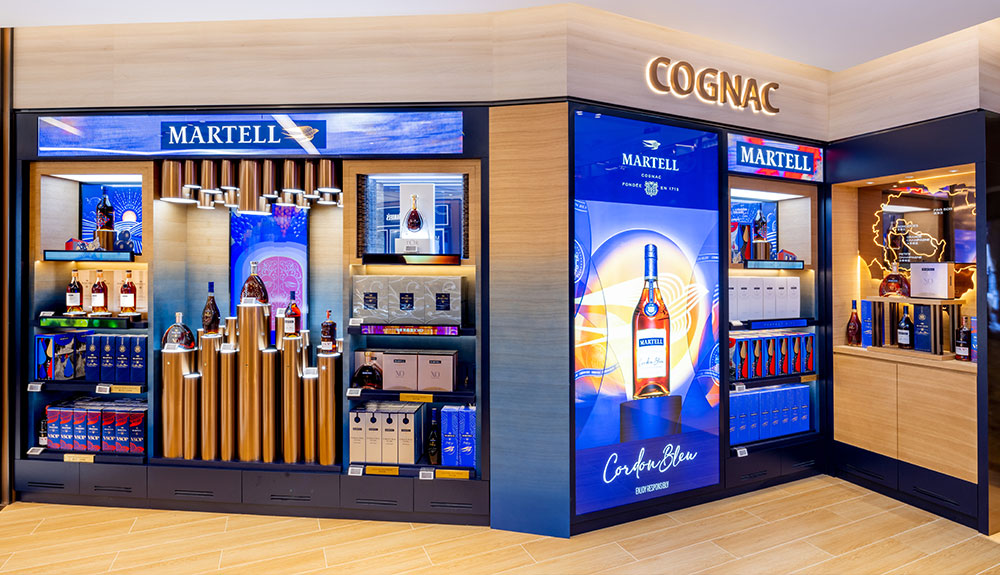 Pernod Ricard GTR opens first in-airport Martell AI-powered boutique at Changi