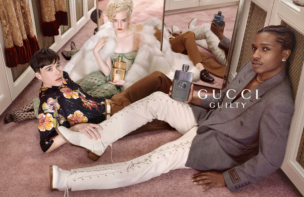 A$AP Rocky, Julia Garner and Elliot Page star in new Gucci Guilty campaign