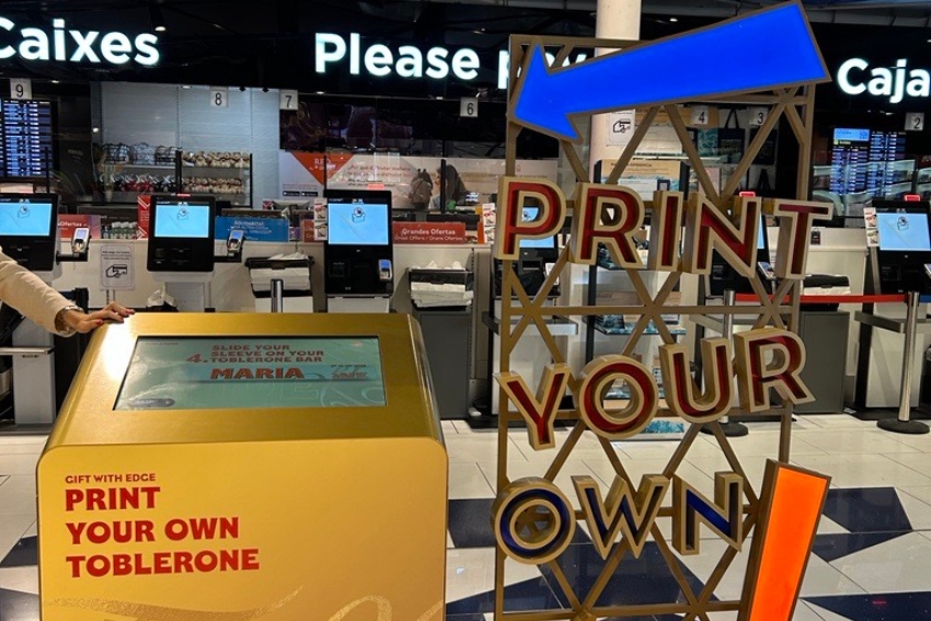 Mondelez takes Toblerone Sleeve Printer 2.0 to Barcelona