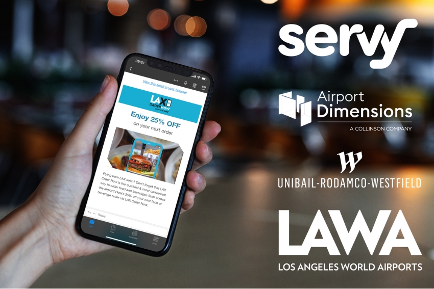 Servy and Airport Dimensions expand LAX Order Now platform
