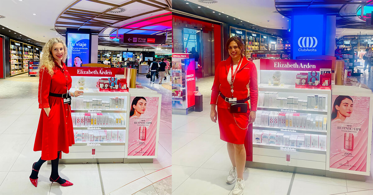 Elizabeth Arden and Cristina Rodríguez devise new beauty advisor uniforms