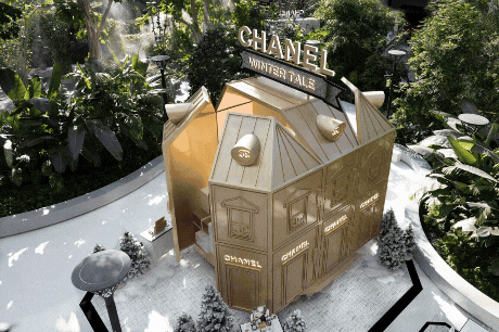 Chanel and Qatar Duty Free bring winter wonderland to Hamad Airport